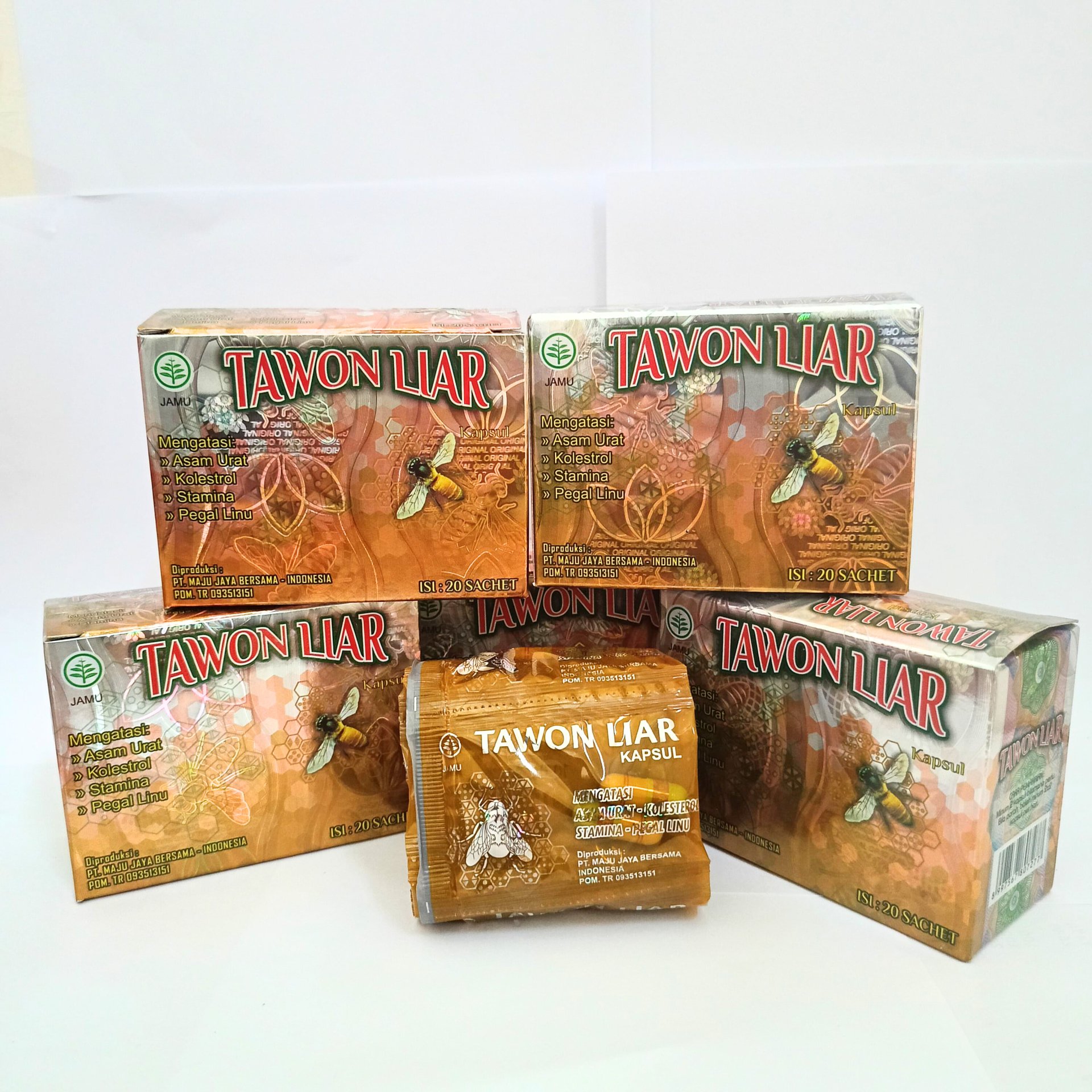 Tawon Liar Herbal Capsules - Traditional Wellness Capsules with Royal ...